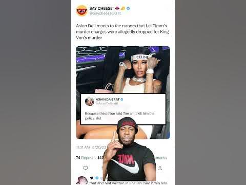 Asian Doll reacts to the rumors that Lul Timm's murder charges were allegedly dropped - YouTube