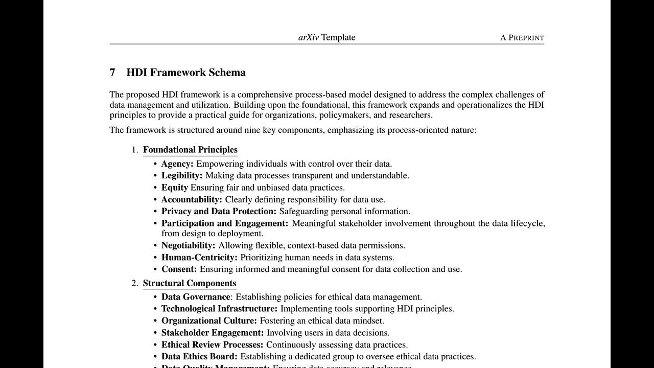 Human-Data Interaction Framework: A Comprehensive Model for a Future Driven by Data and Humans ...