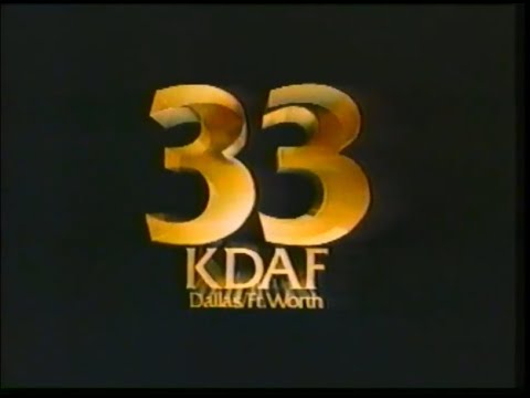 (February 15, 1988) KDAF-TV Fox 33 Dallas/Ft. Worth Commercials - YouTube