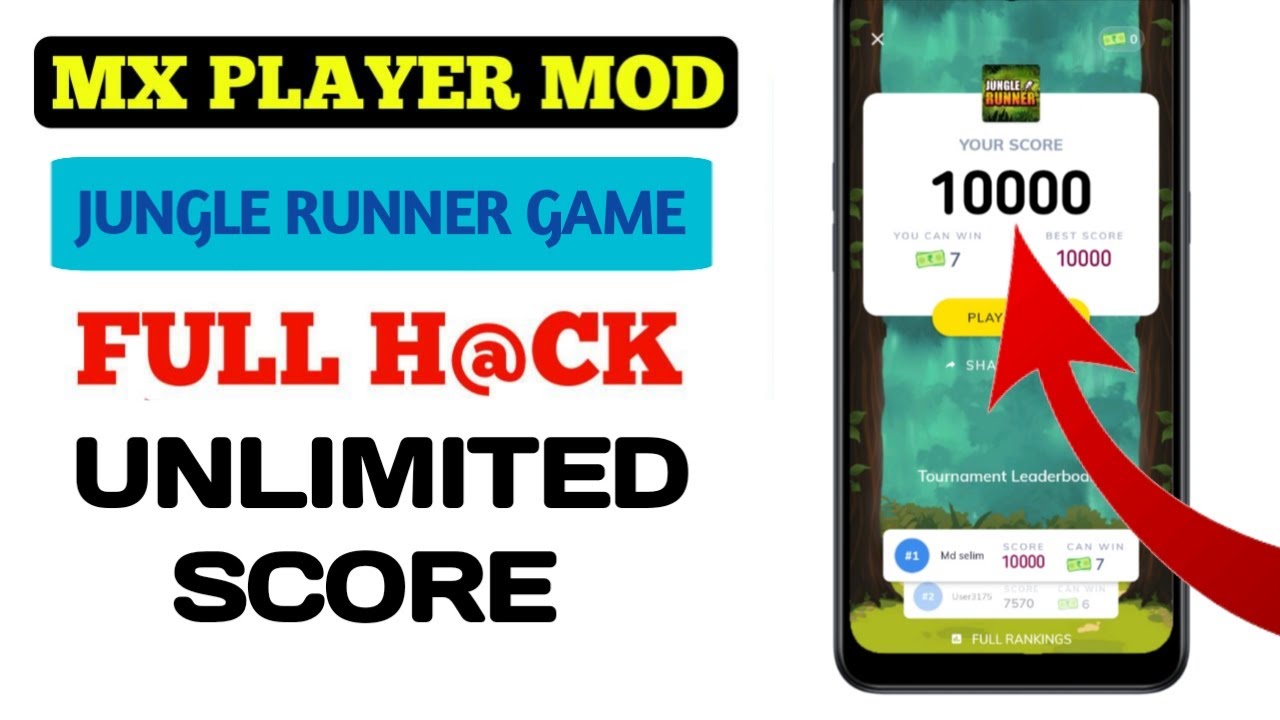 MX Player Jungle Runner Mod Apk || MX Player Jungle Runner Trick || MX ...