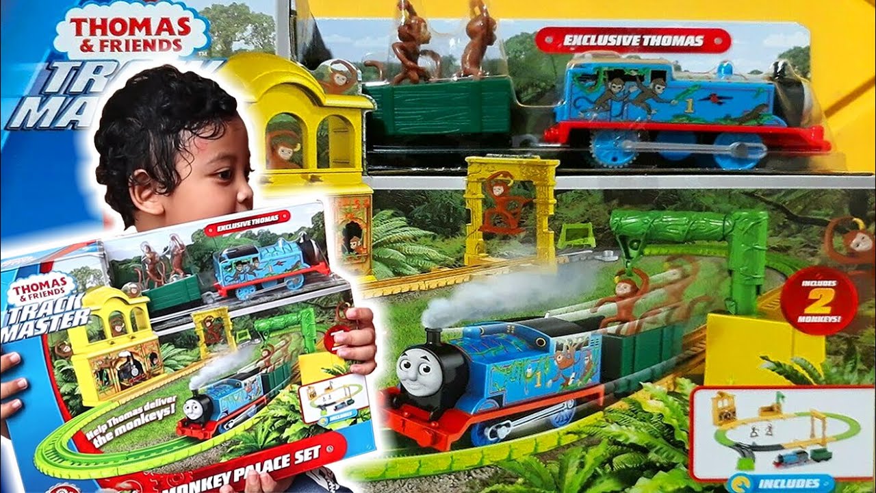Mainan Kereta Thomas & Friends Monkey Palace Set - YouTube