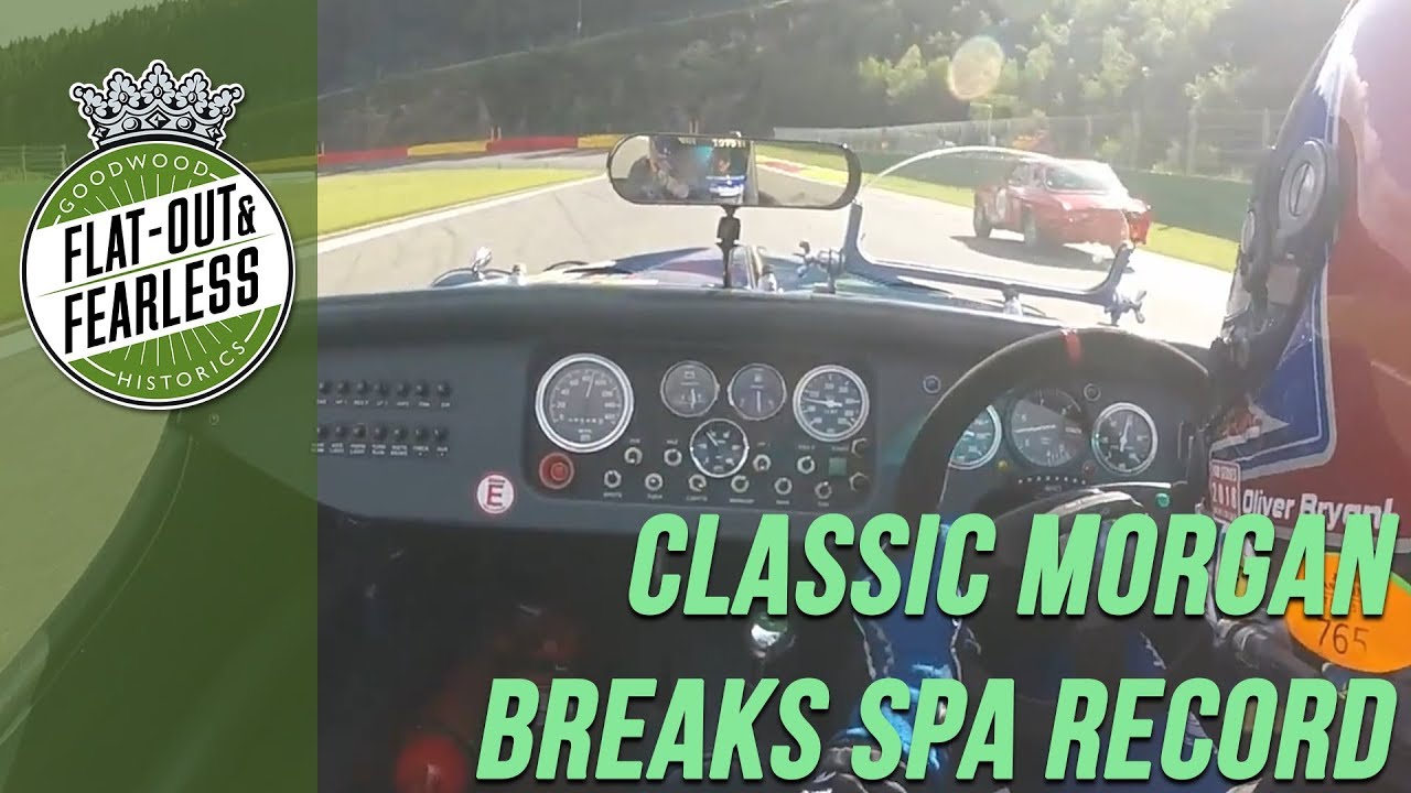 On board record-breaking classic Morgan's Spa lap - YouTube