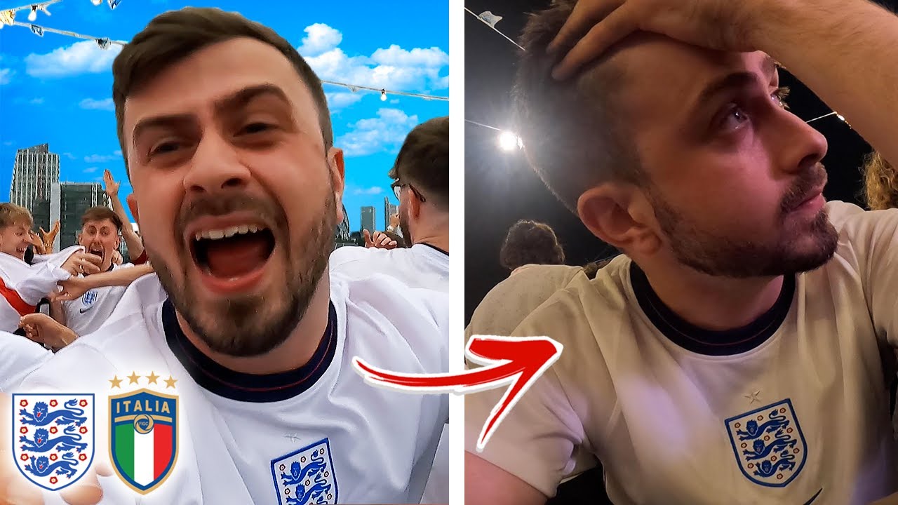 The Moment England Lost to Italy in the Final - YouTube