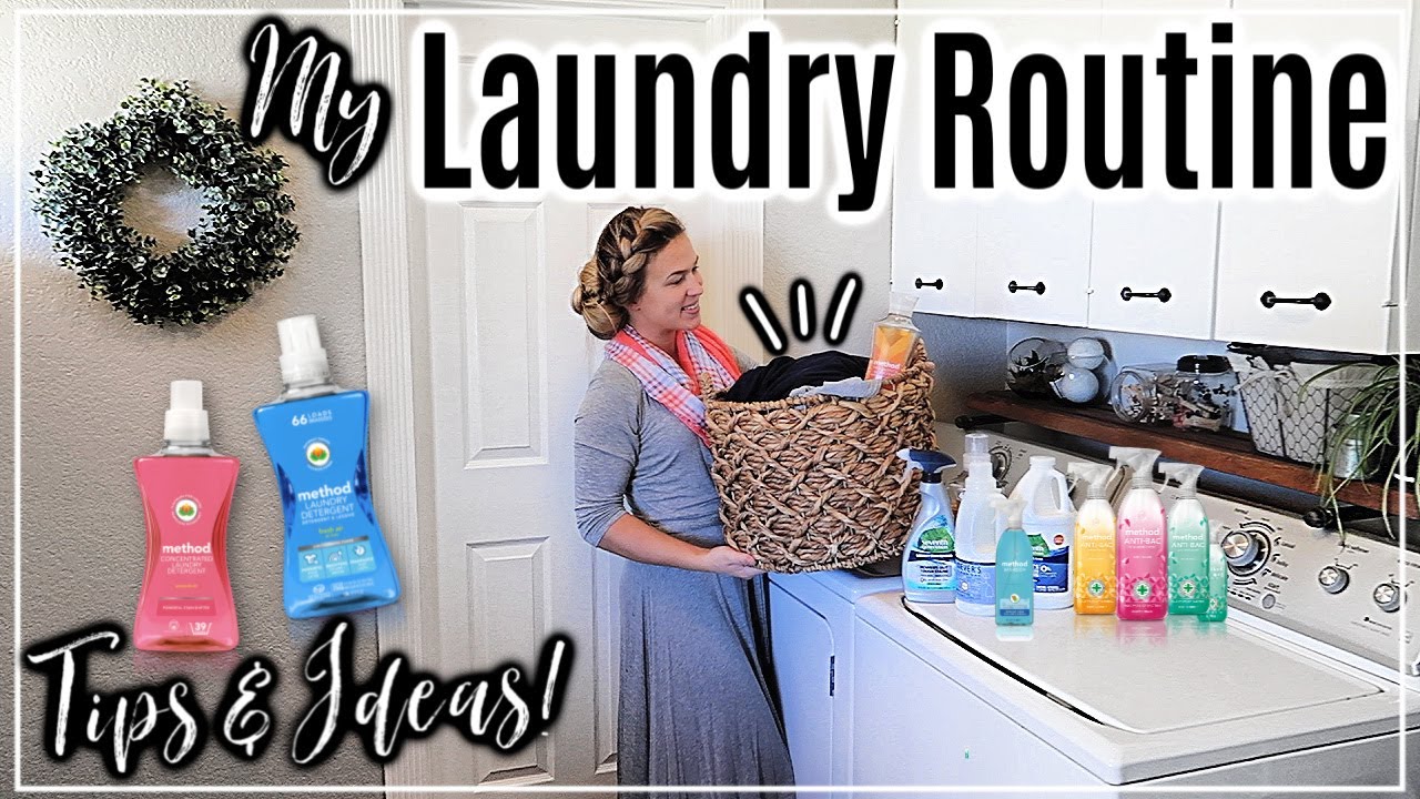 MOTIVATING LAUNDRY ROUTINE 2019 | HOW I DO LAUNDRY! FAMILY OF 4 - YouTube