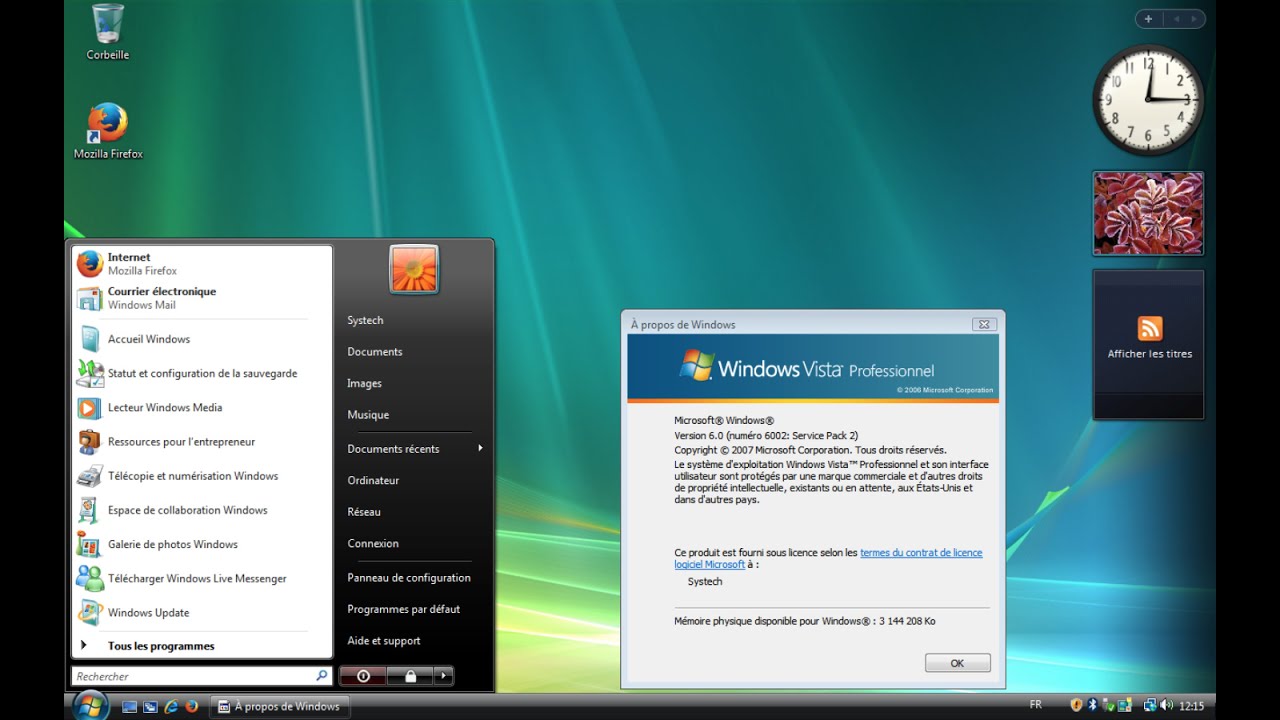 Installation de Windows Vista - YouTube