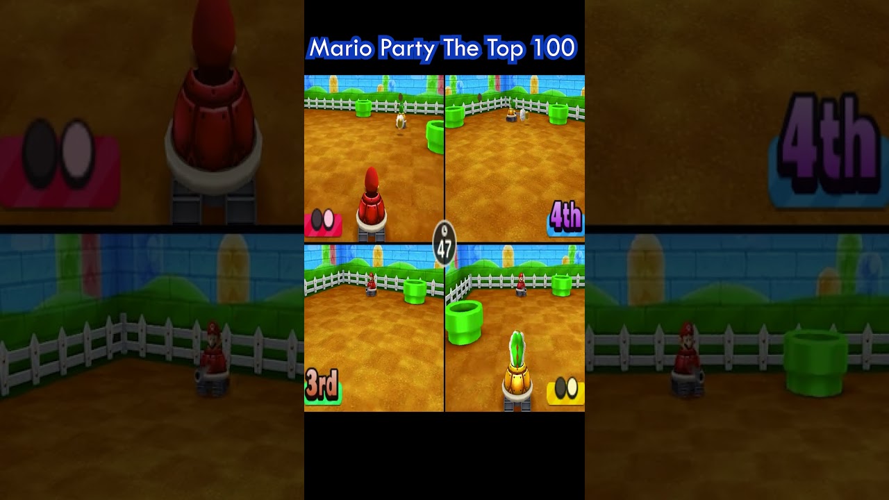 Mario Party The Top 100 - Shell Shocked - Mario vs Yoshi vs Peach vs ...