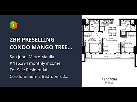 2BR PRESELLING CONDO MANGO TREE RESIDENCES SAN JUAN - YouTube