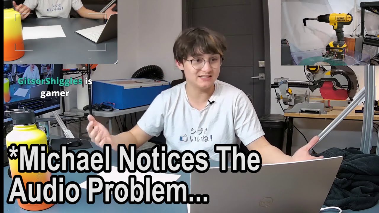 Michael Reeves loses his mind trying to fix the audio - YouTube