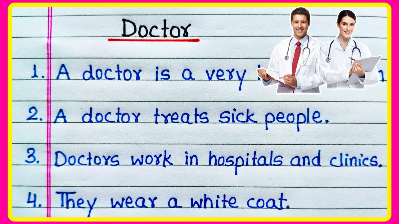 10 lines on Doctor essay in English | Essay on Doctor | Few lines about ...