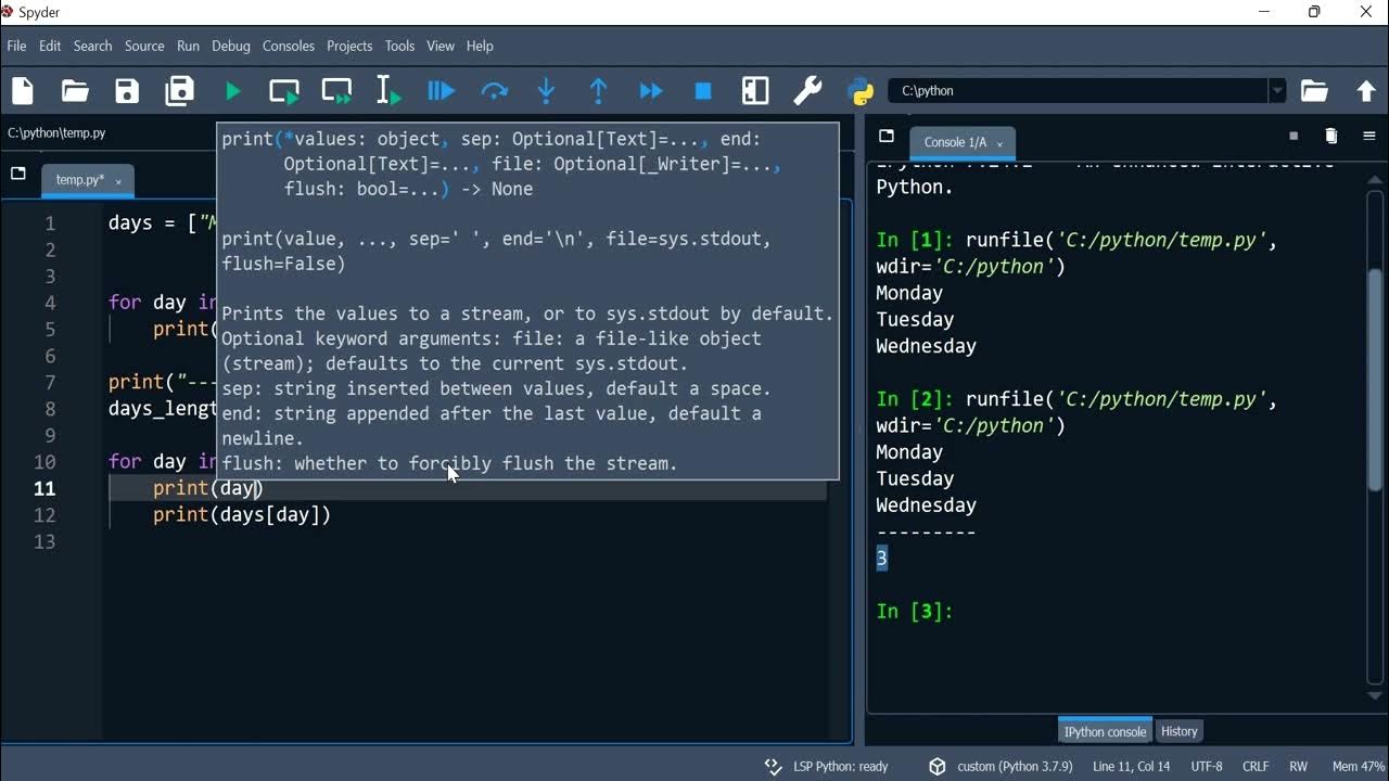 Python 42: Using the range function to navigate and update a list - YouTube
