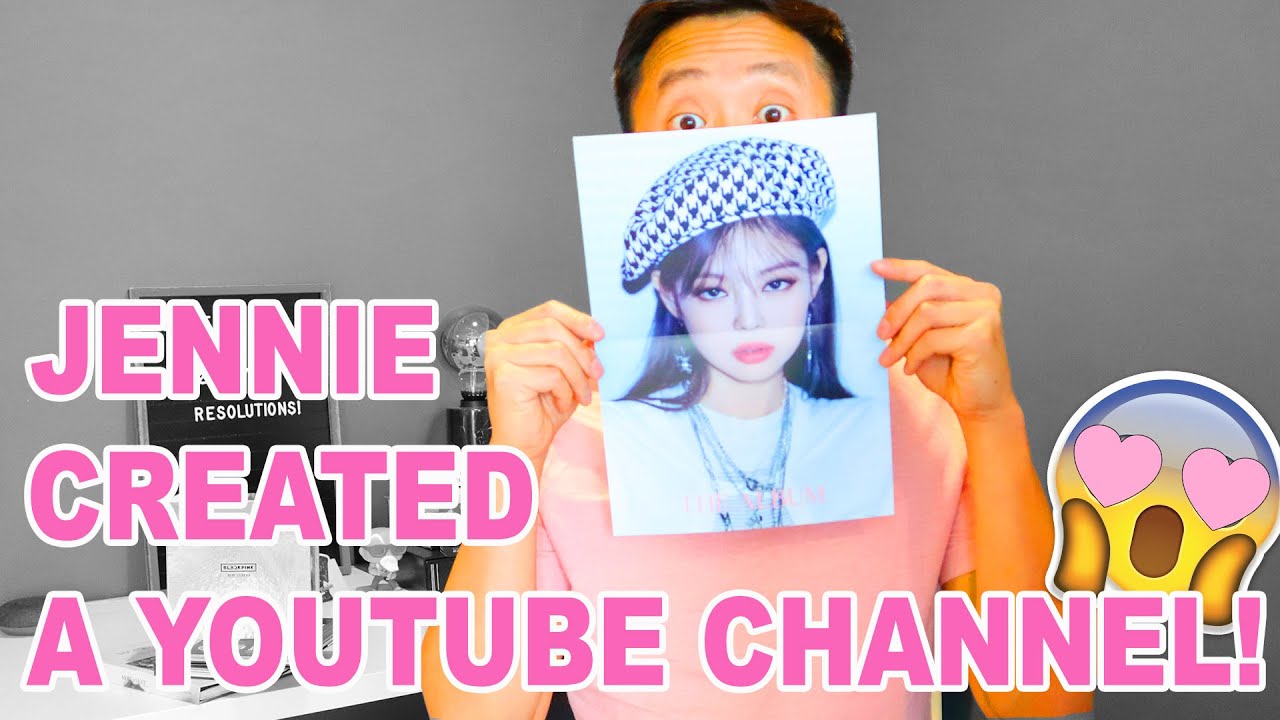 Jennie (BLACKPINK) creates a YOUTUBE channel! Hello World From Jennie ...
