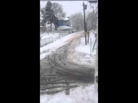 Snow plow fail - YouTube