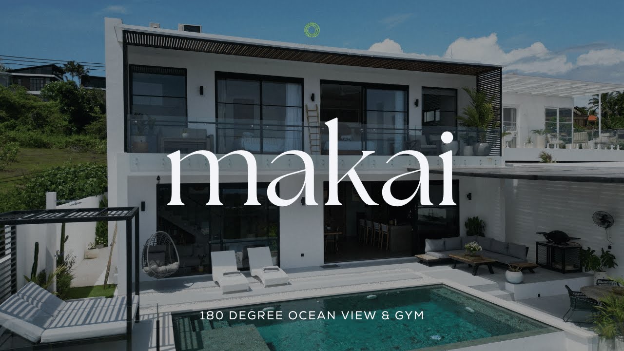 MAKAI: 180 degree Ocean View, Gym at Uluwatu Villa - YouTube