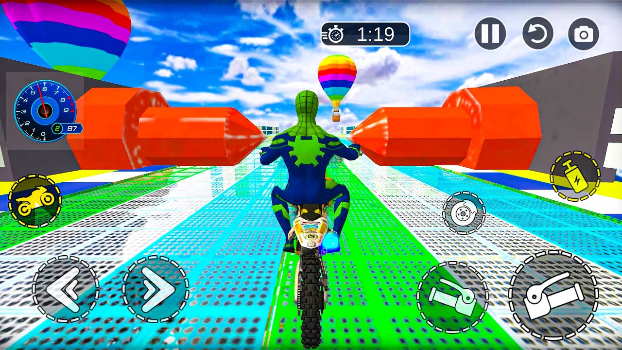 Bike Racing Fever 3D - Mega Ramp Stunt Bike Simulator - Gameplay ...