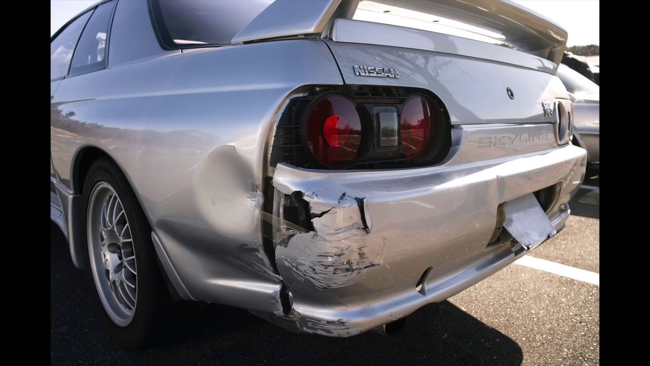 日産スカイライン R32 GT-R に試乗, 加速、クラッシュ!! 事故る。。GT-R crash on board - YouTube