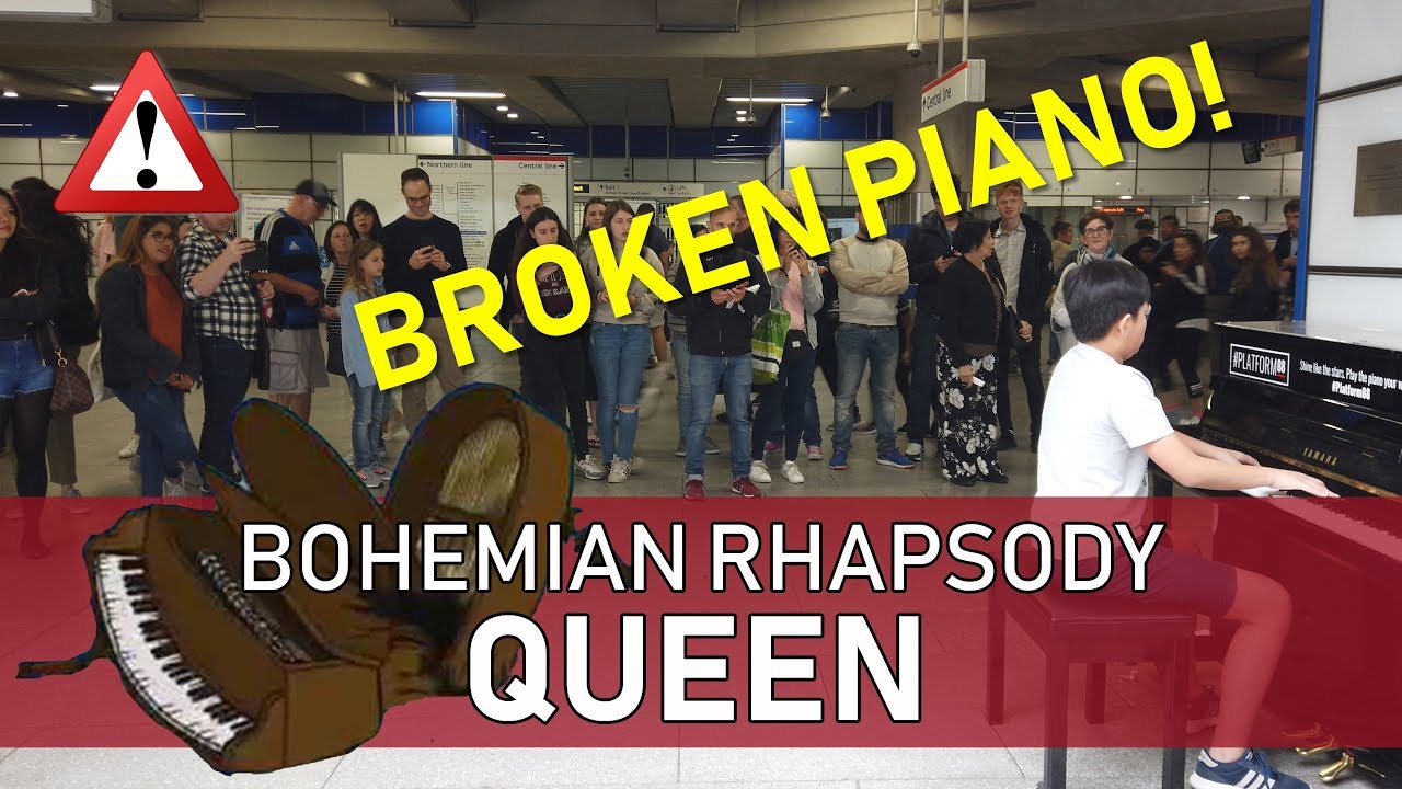 Playing Bohemian Rhapsody on a BROKEN PIANO!! Cole Lam - YouTube