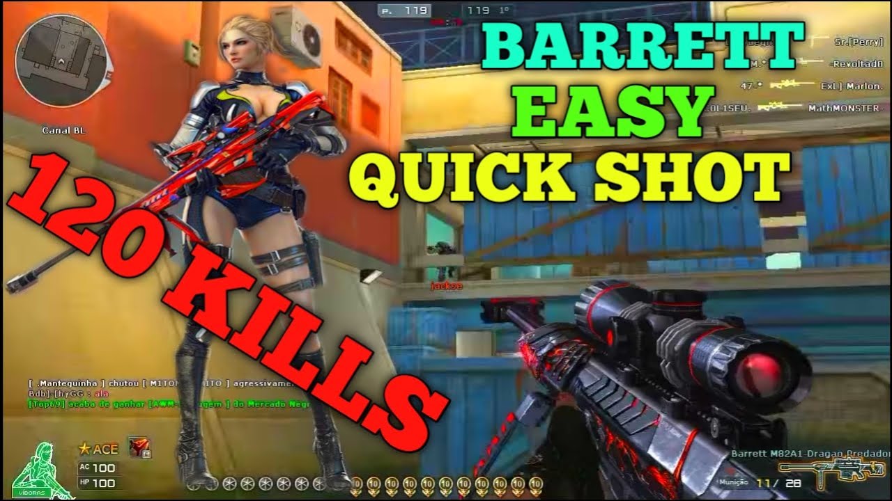 QUICK SCOPE CROSSFIRE || FAST HAND || BARRETT GAMEPLAY - YouTube