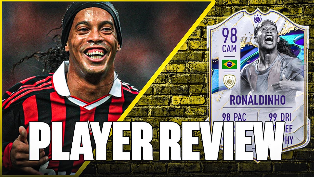 FIFA 23: RONALDINHO 98 COVERSTAR ICON PLAYER REVIEW - YouTube