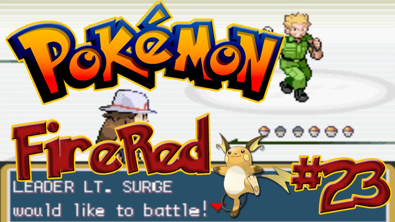 Let's Play: Pokemon Fire Red - Ep 23 - We try to get our Third Badge ...