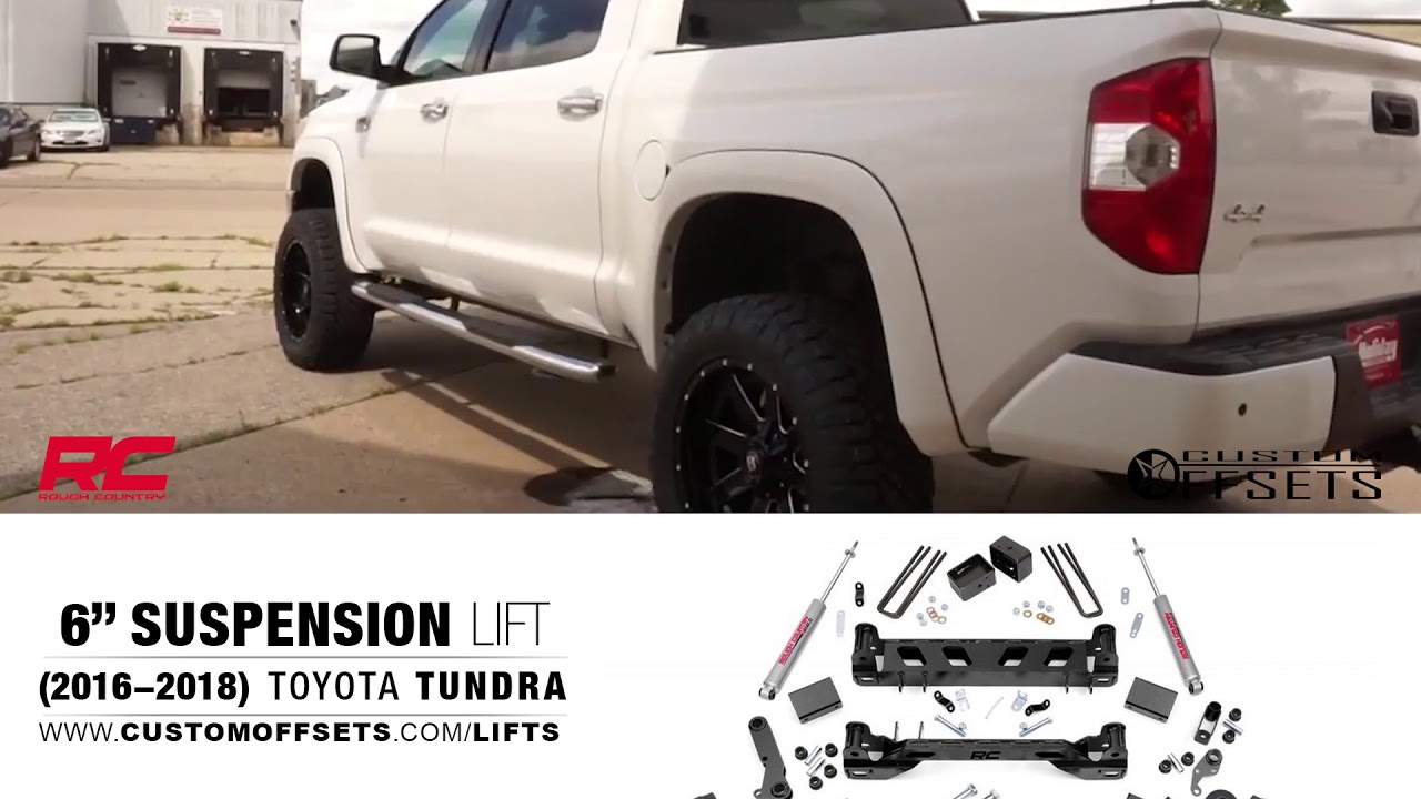 6" Rough Country for a Toyota Tundra - YouTube