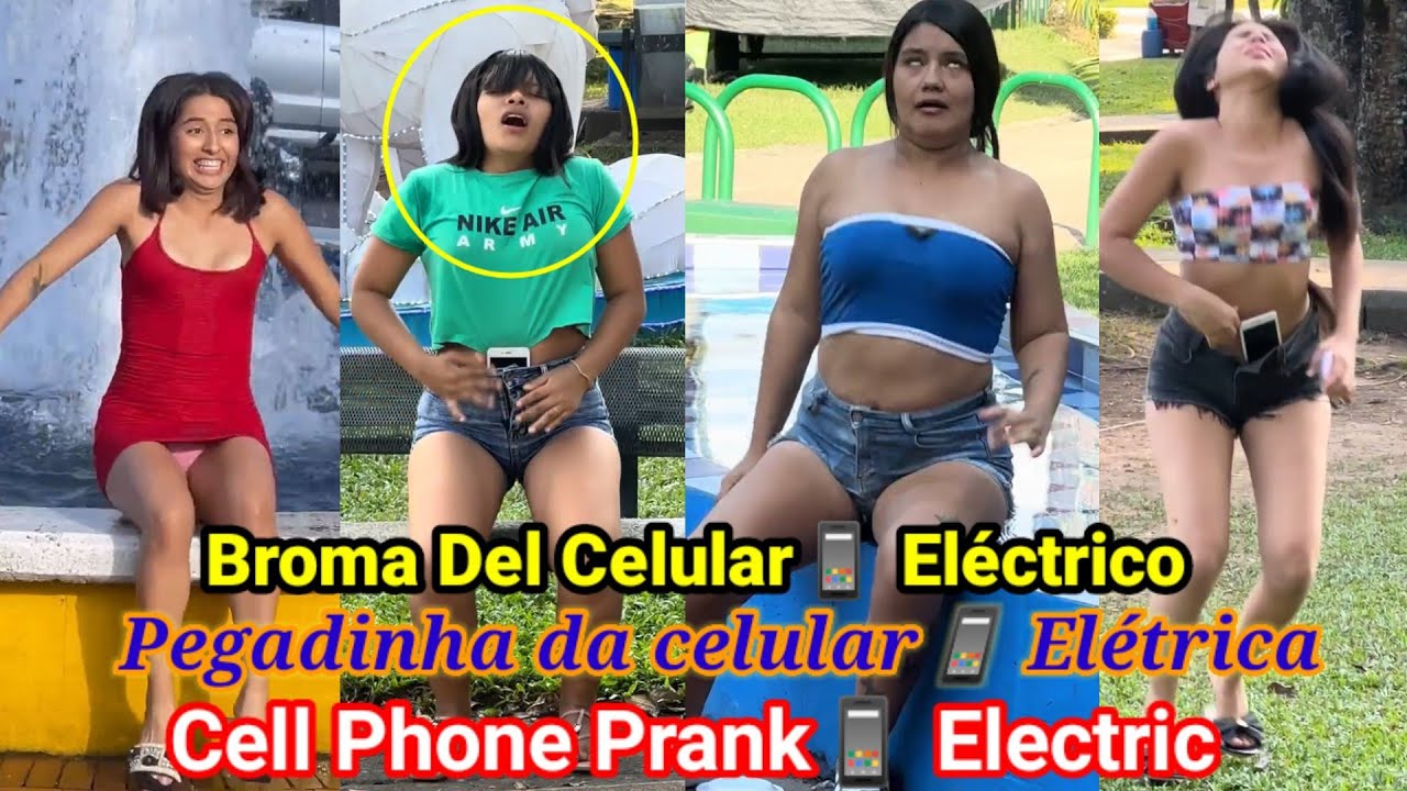 Broma el celular📱eléctrico / Pegadinha da celular📱 Eléctrico / Cell Phone Prank📱 Electric - YouTube