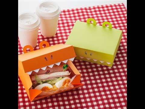 Canvas Project : Alligator Sandwich Box - YouTube