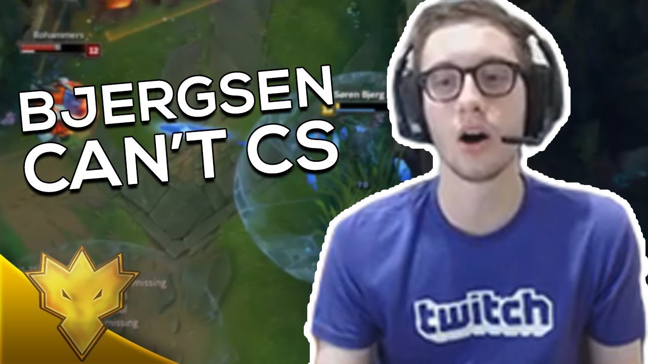 TSM Bjergsen - "I CAN'T CS!" - League of Legends Stream Highlights ...