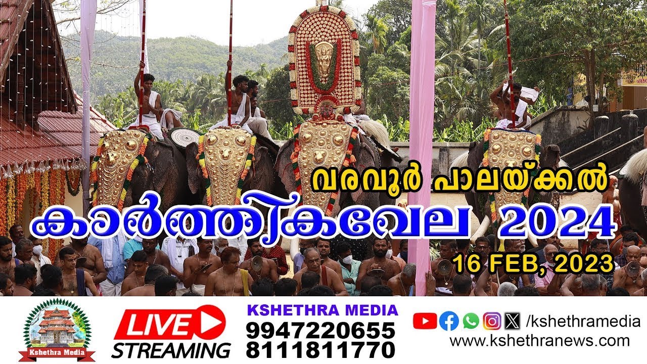 🔴 LIVE : THEKKUMURI - VARAVOOR PALAKKAL KARTHIKA VELA 2024 | .വരവൂ ...