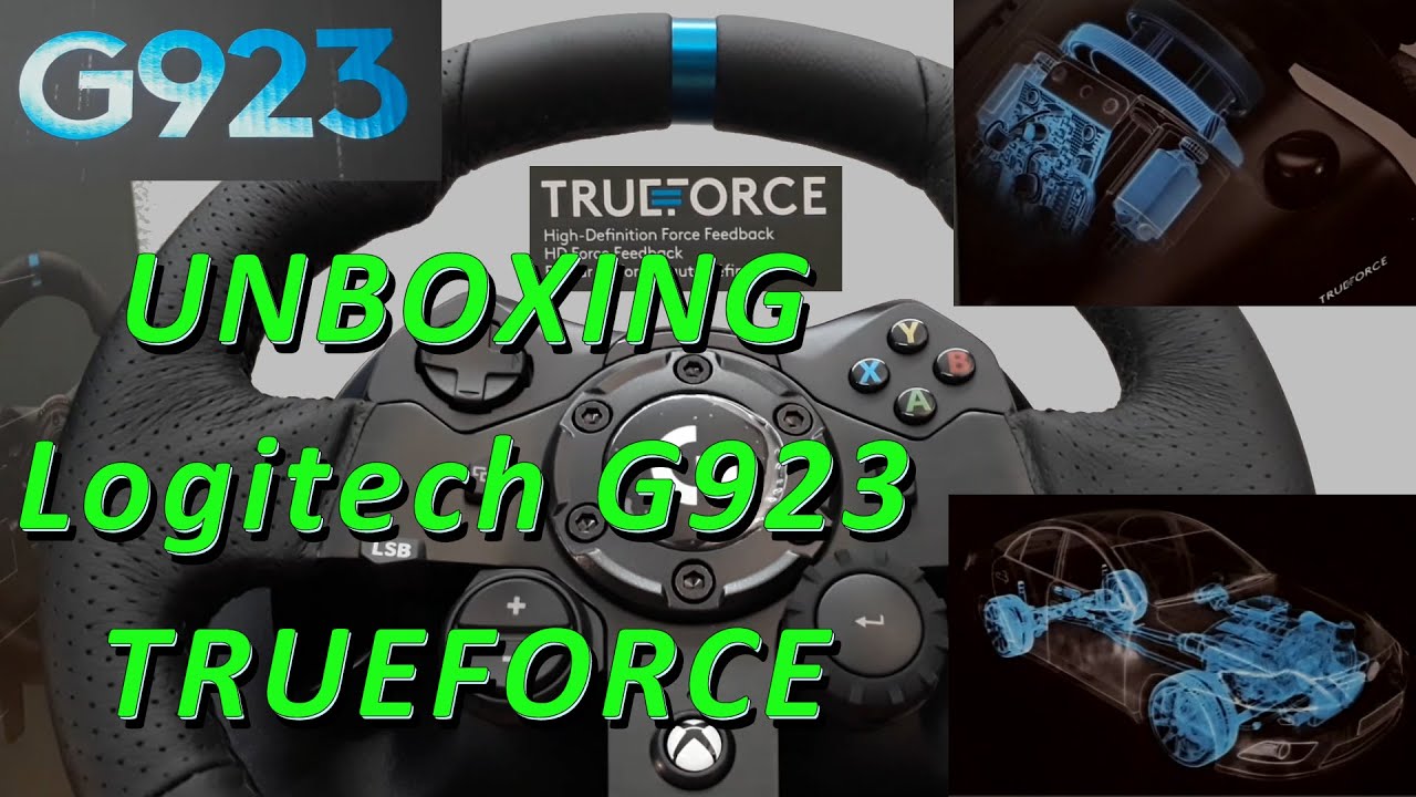 Logitech G923 TRUEFORCE - Unboxing - YouTube