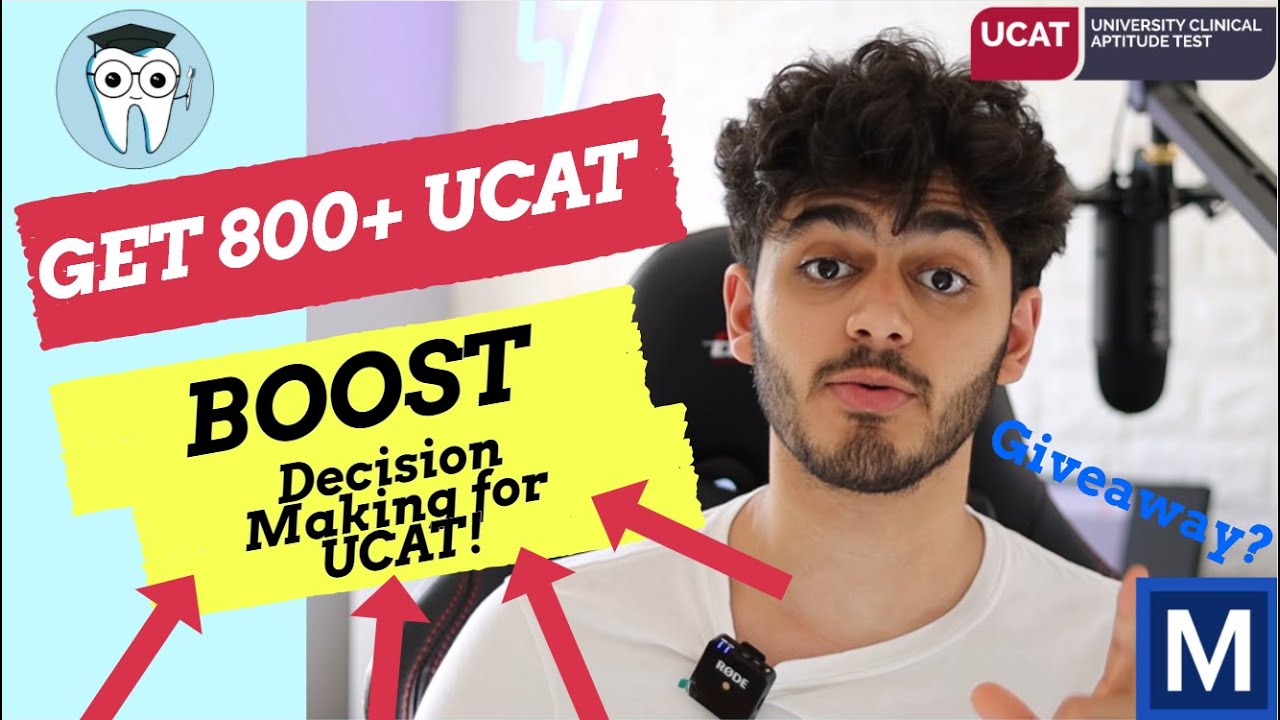 HOW to get ABOVE 800 in UCAT DECISION MAKING | UCAT 2022 EXAMPLE ...
