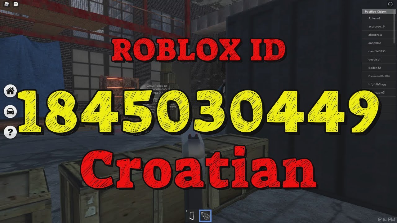 CROATIAN Roblox Song Codes - YouTube
