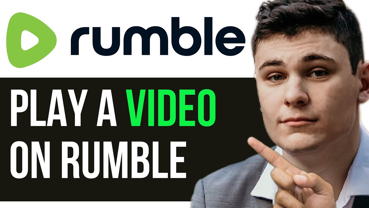 HOW TO PLAY A VIDEO ON RUMBLE! FULL GUIDE - YouTube