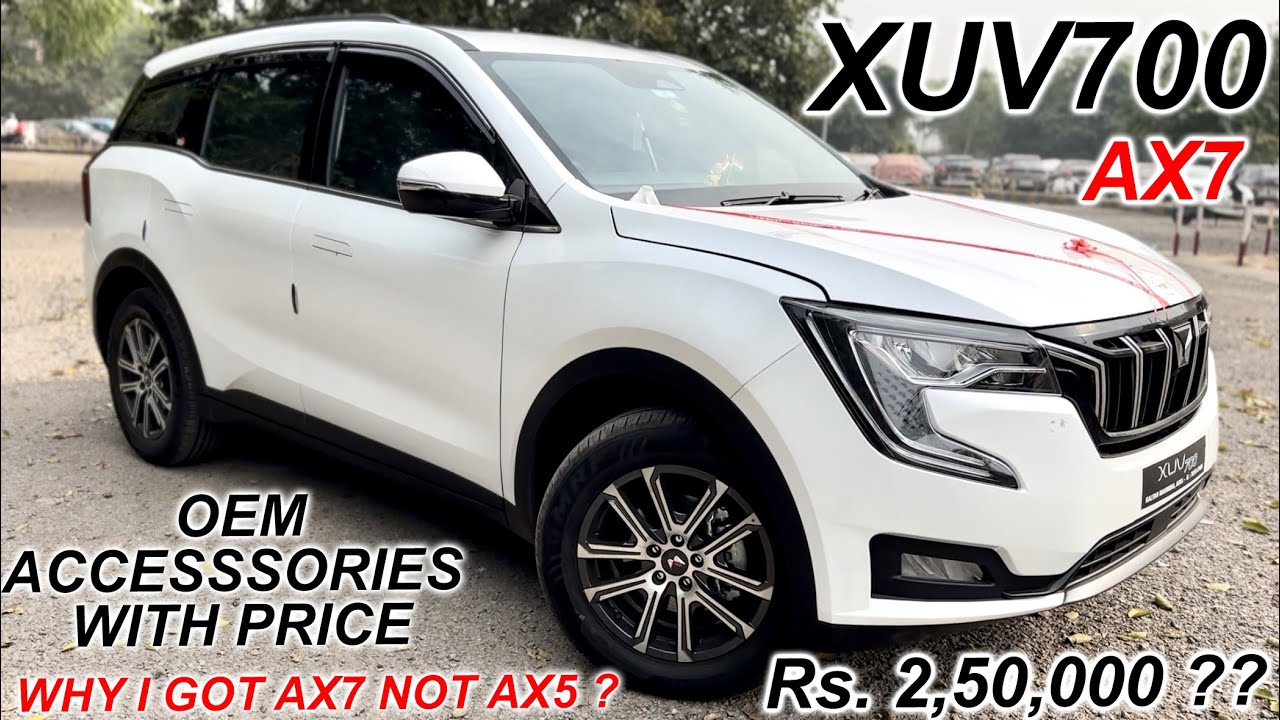 XUV700 GENUINE ACCESSORIES FROM MAHINDRA WITH PRICE | WHY AX7 | AX7 VS ...