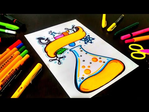 Science Project File Front Page Design | Science Project Cover Page ...