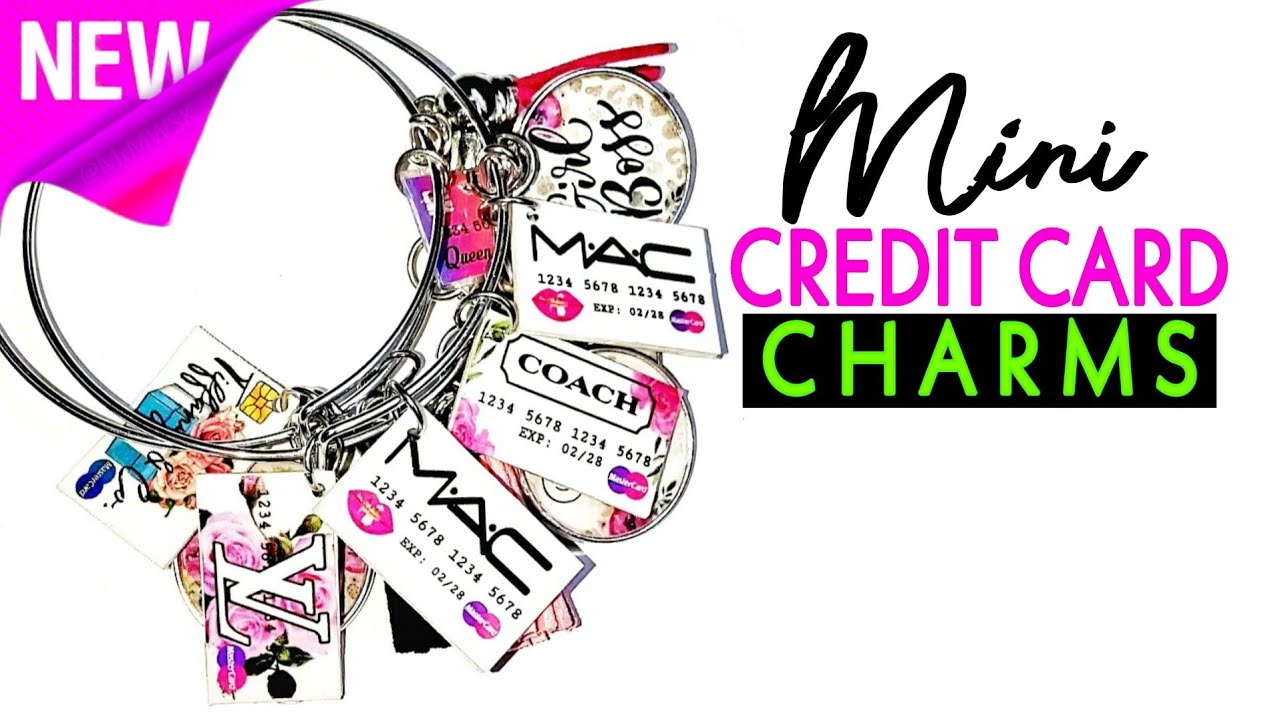 *NEW* Mini Credit Card Charms 😍 - YouTube