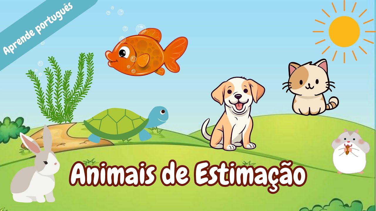 Conheça os animais de Estimação! 🐶😼🐾 Aprendendo juntos. - YouTube