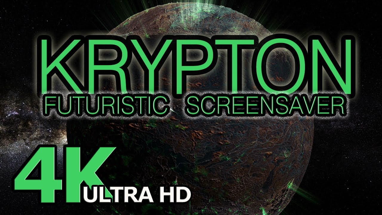 Krypton Planet | 5 hours Futuristic 4K #screensaver | #meditation # ...