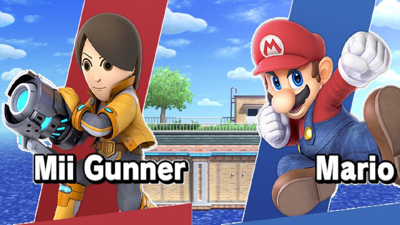 Mii Gunner vs. Mario (Super Smash Bros. Ultimate) - YouTube