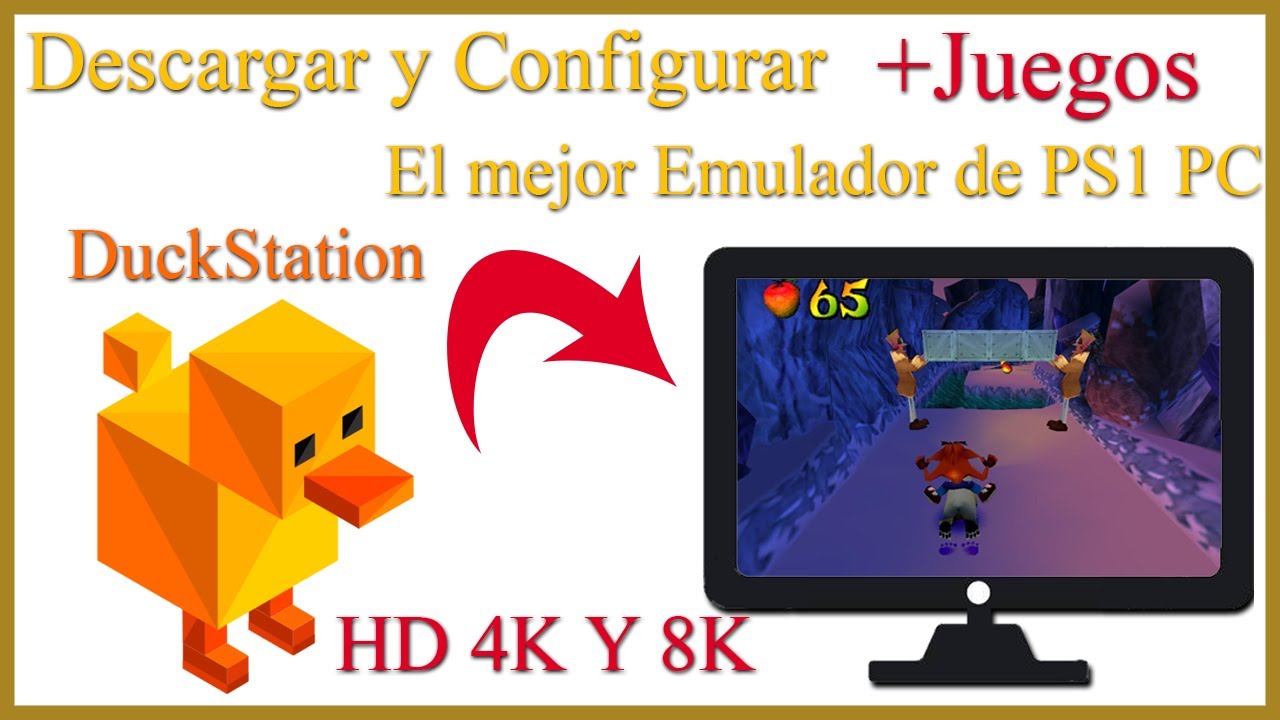 DuckStation - Descargar y Configurar en PC Emulador de PS1 - YouTube