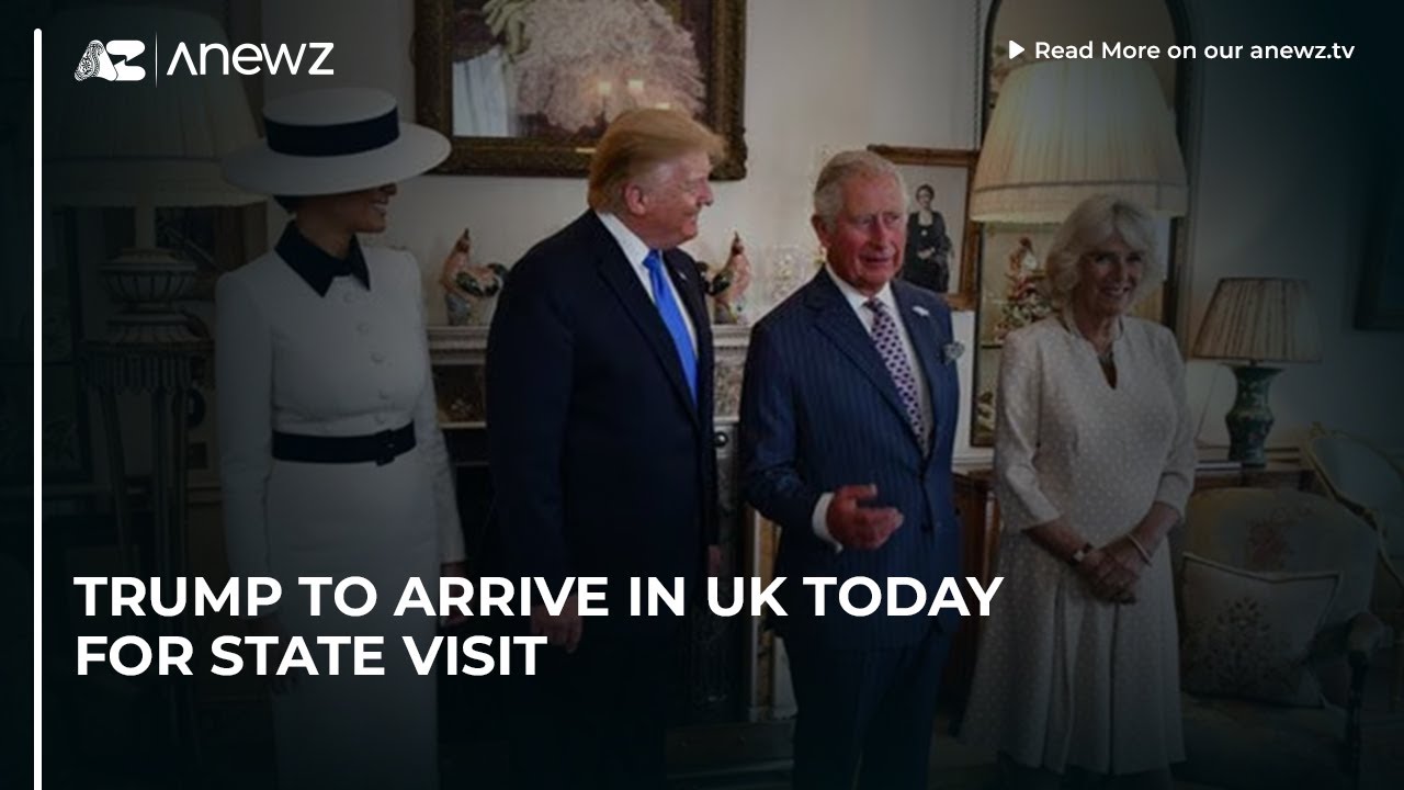 Trump to arrive in UK today for state visit - YouTube