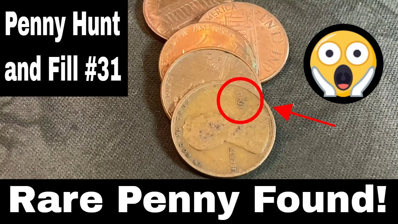 Rare Penny Found - Penny Hunt and Fill #31 - YouTube