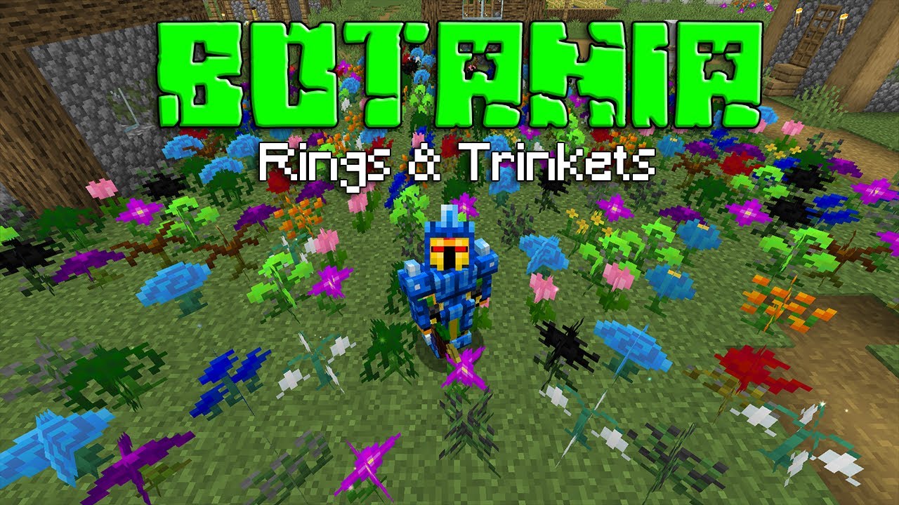 RINGS AND TRINKETS (Botania PT. 4) [Minecraft 1.15 Mod Guide] - YouTube