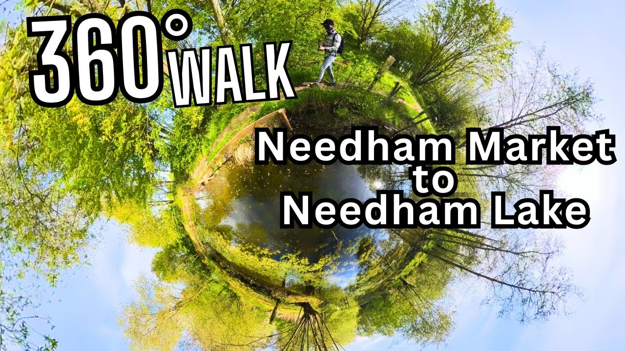 Needham Market to the Lake 360 walk - YouTube