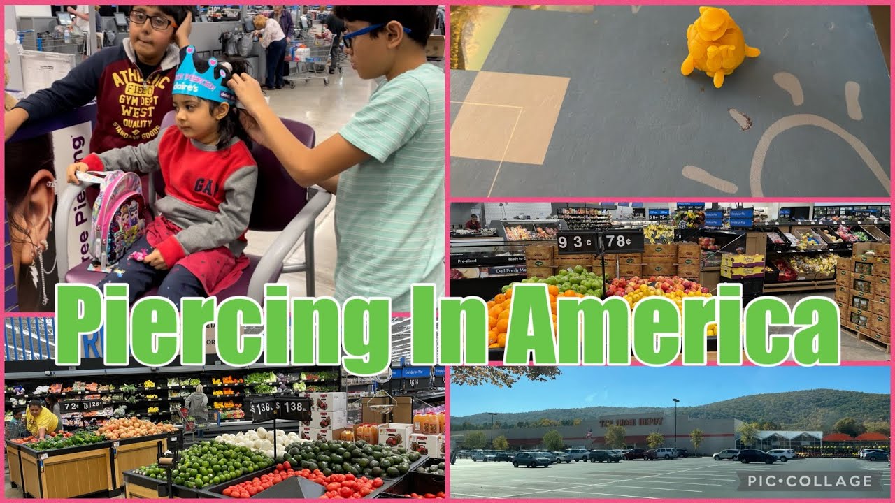 My beautiful princess 👸 Piercing In America 🇺🇸 - YouTube