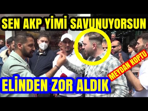 ELİNDEN ZOR ALDIK. SEN AKP'YİMİ SAVUNUYORSUN. MUHTEŞEM KONUŞMA. MUTLAKA İZLE.