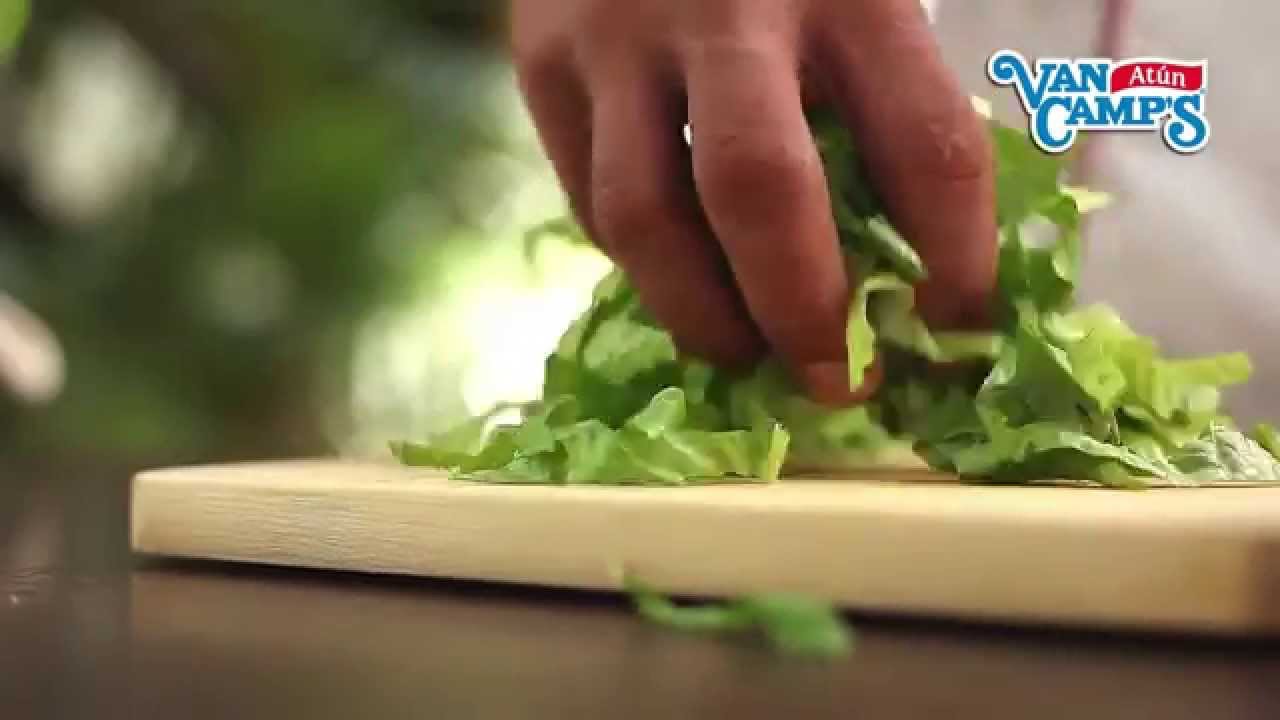 Cómo cortar en chiffonade por Van Camp´s - YouTube