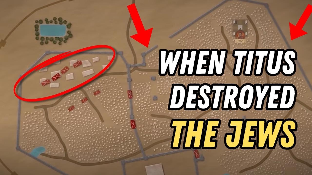 Siege of Jerusalem, 70 AD: Titus destroys Jerusalem and crushes the ...