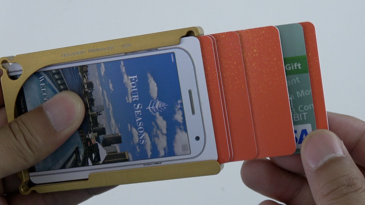 Decadent Minimalist Men's DM1 Aluminum Wallet (4K) - Apple Pay? - YouTube