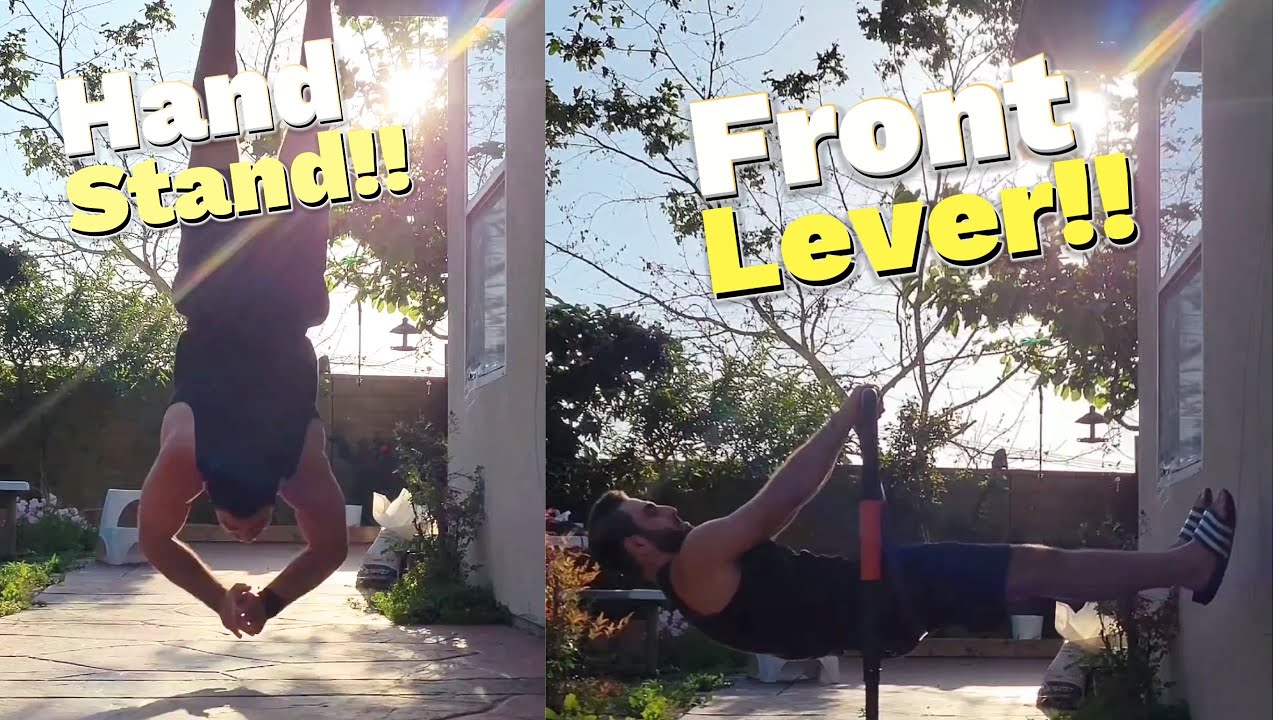 Handstand x Front Lever Training - YouTube
