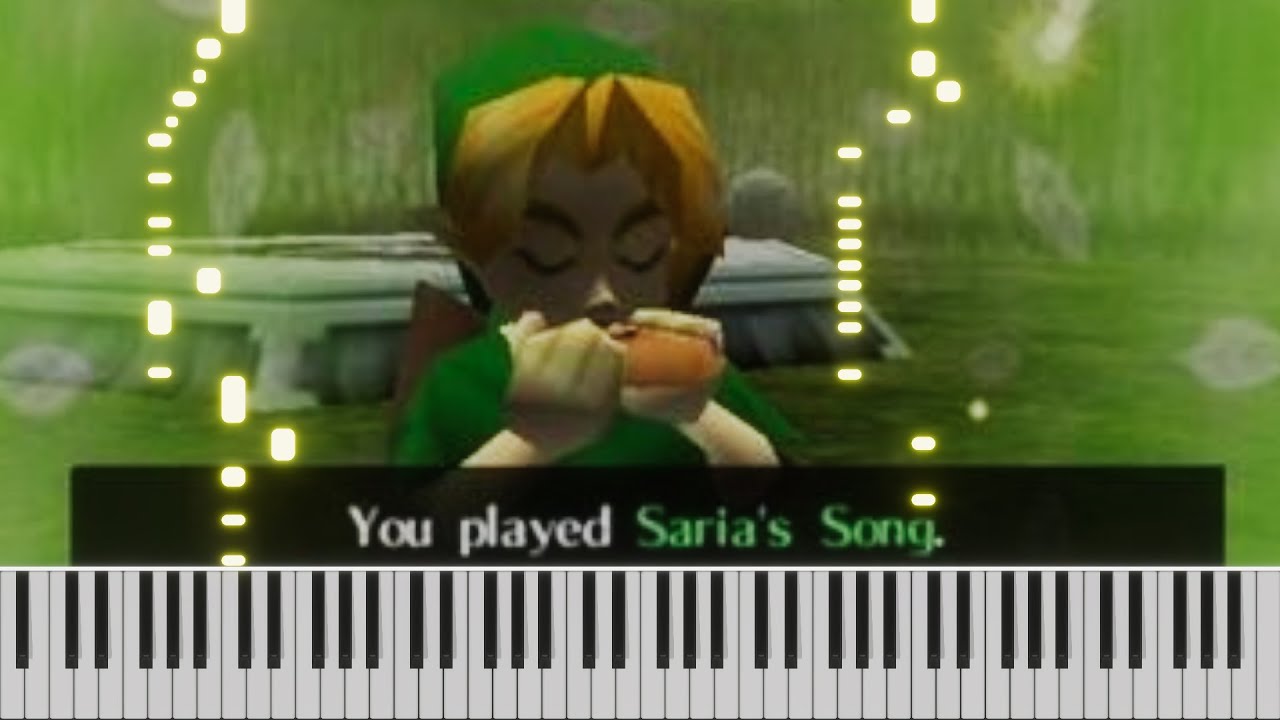 Lost Woods/Saria's song | The Legend of Zelda Piano Tutorial - YouTube